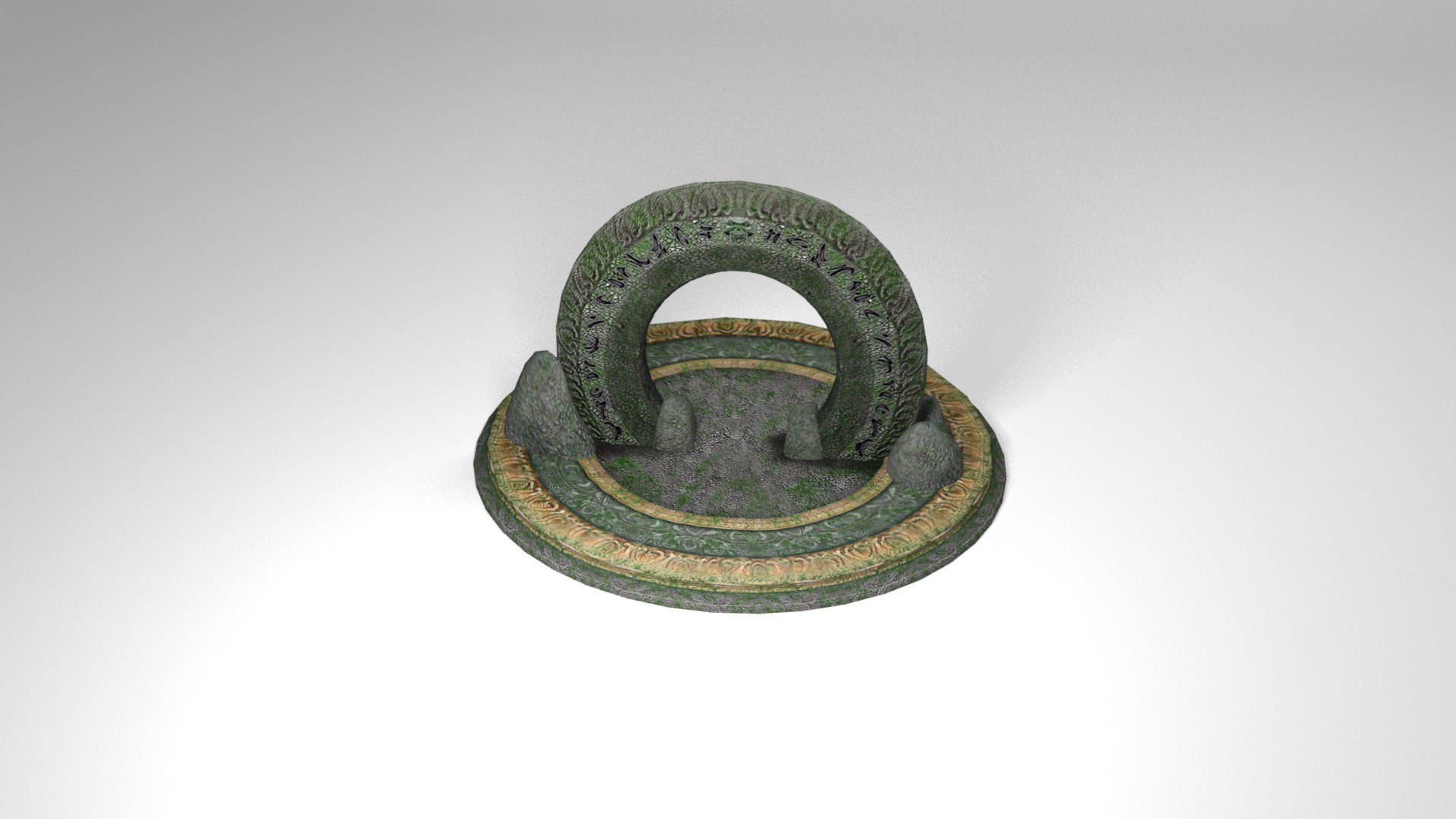 3D Ancient Rock Portal - TurboSquid 1829246