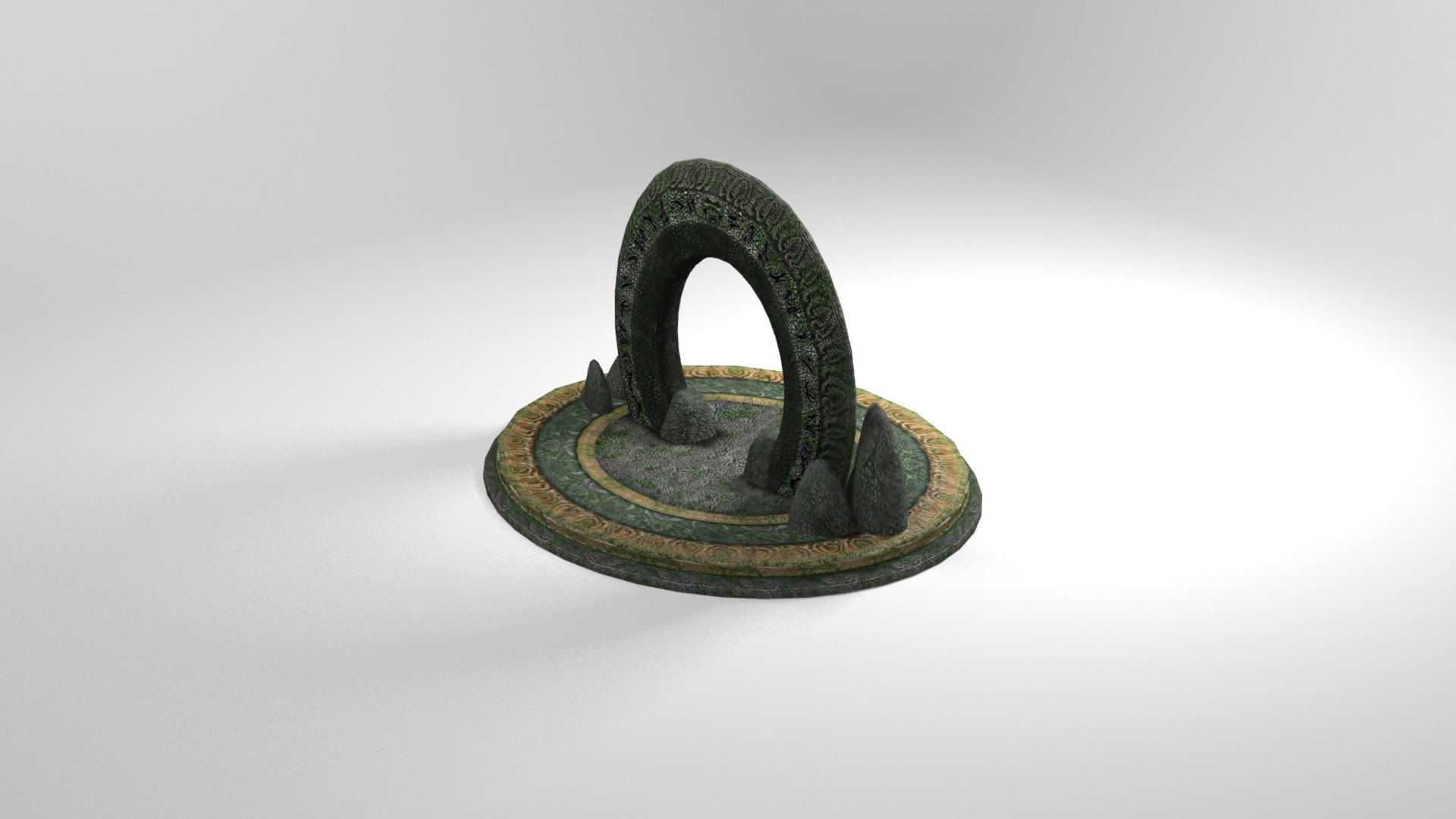 3D Ancient Rock Portal - TurboSquid 1829246