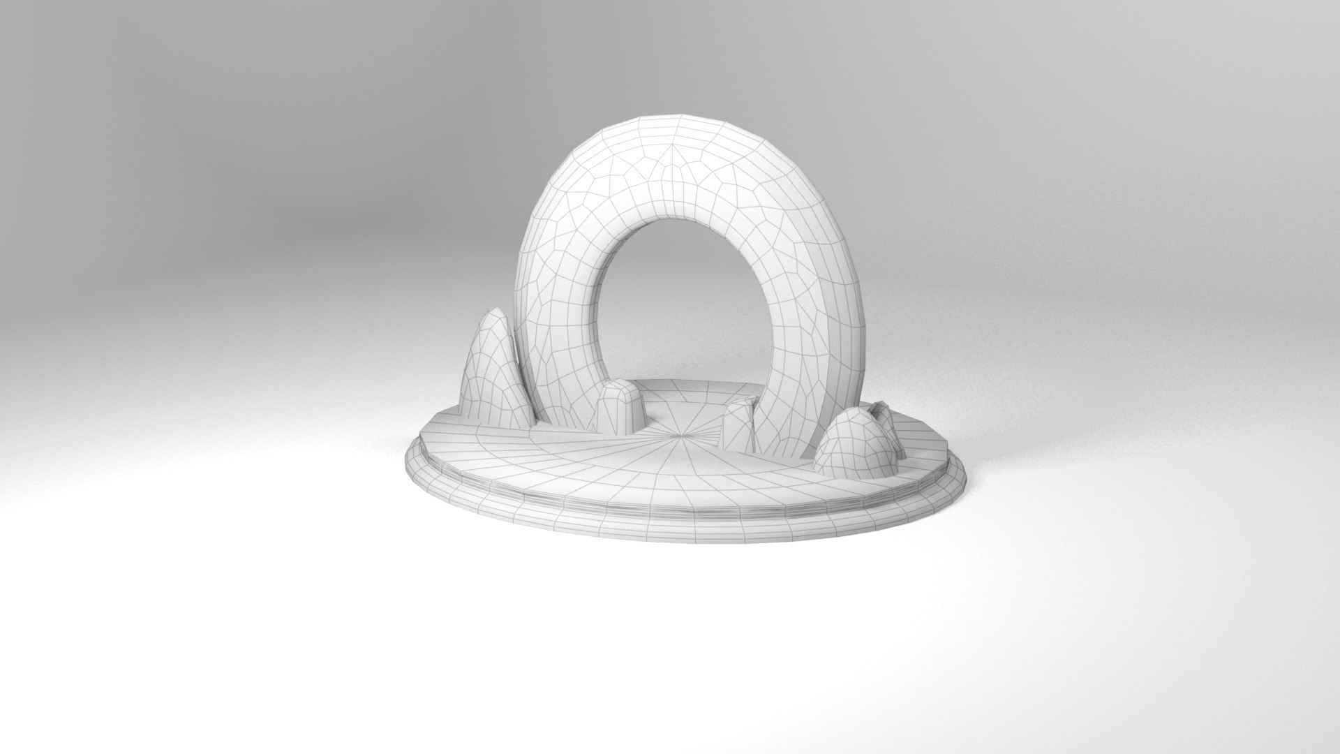 3D Ancient Rock Portal - TurboSquid 1829246