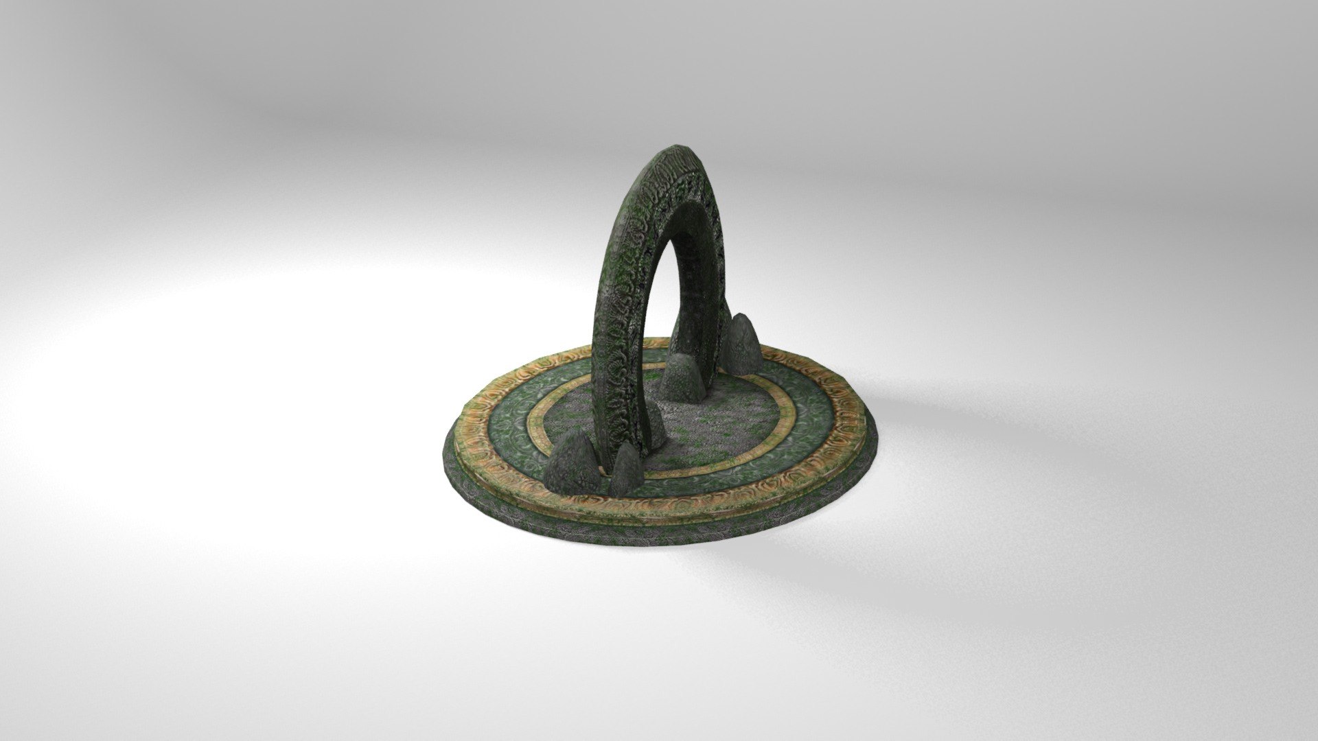 3D Ancient Rock Portal - TurboSquid 1829246