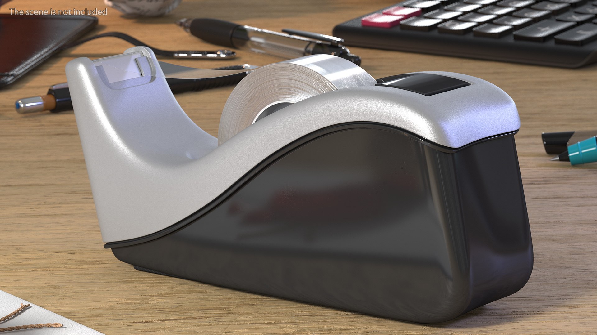 3D Scotch C60ST Desk Tape Dispenser Transparent Model - TurboSquid 1812458