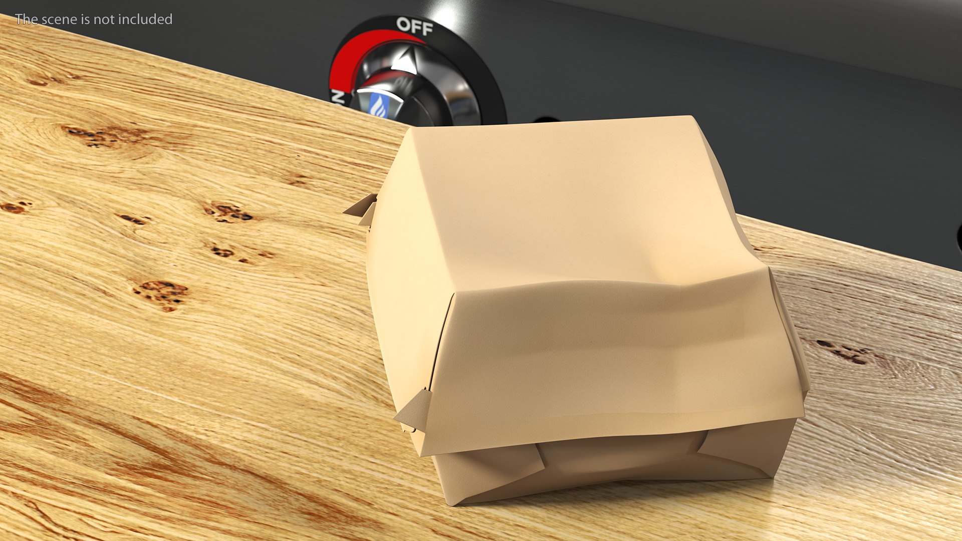 3D model Burger Box Brown Paper - TurboSquid 1855186