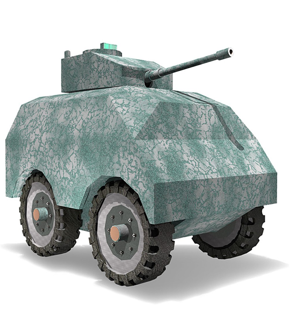 3d Armored Cars Model