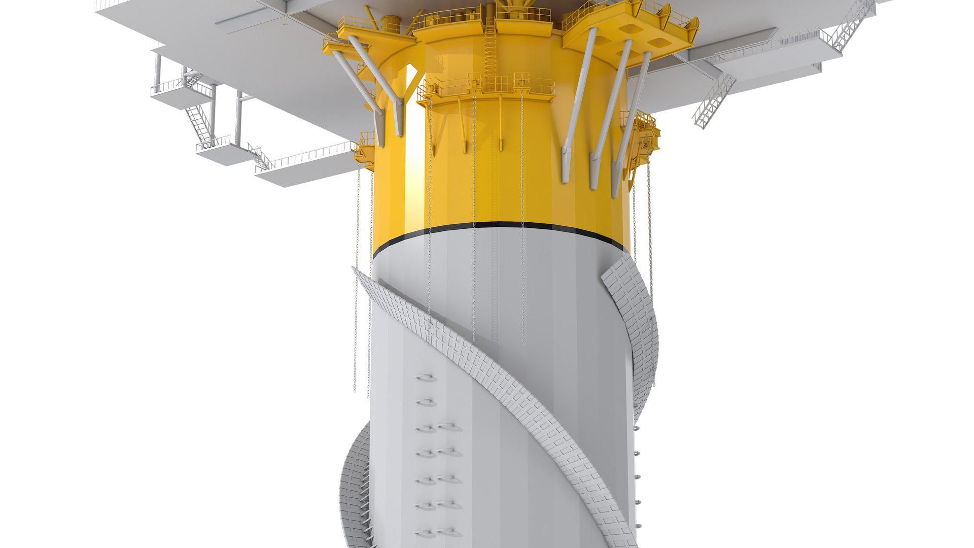 3D Offshore Substation Platform Model - TurboSquid 2410717