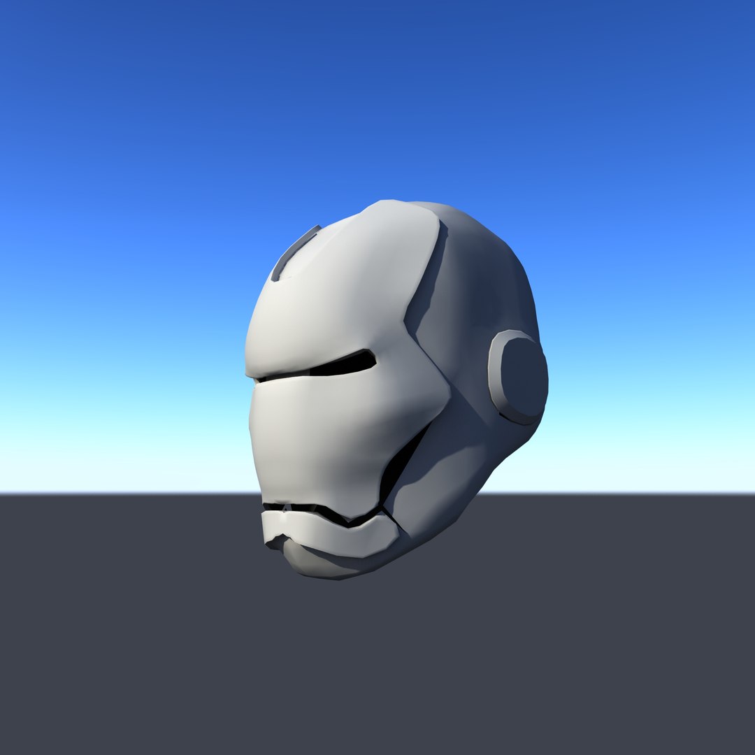 3d Iron Man Helmet Model
