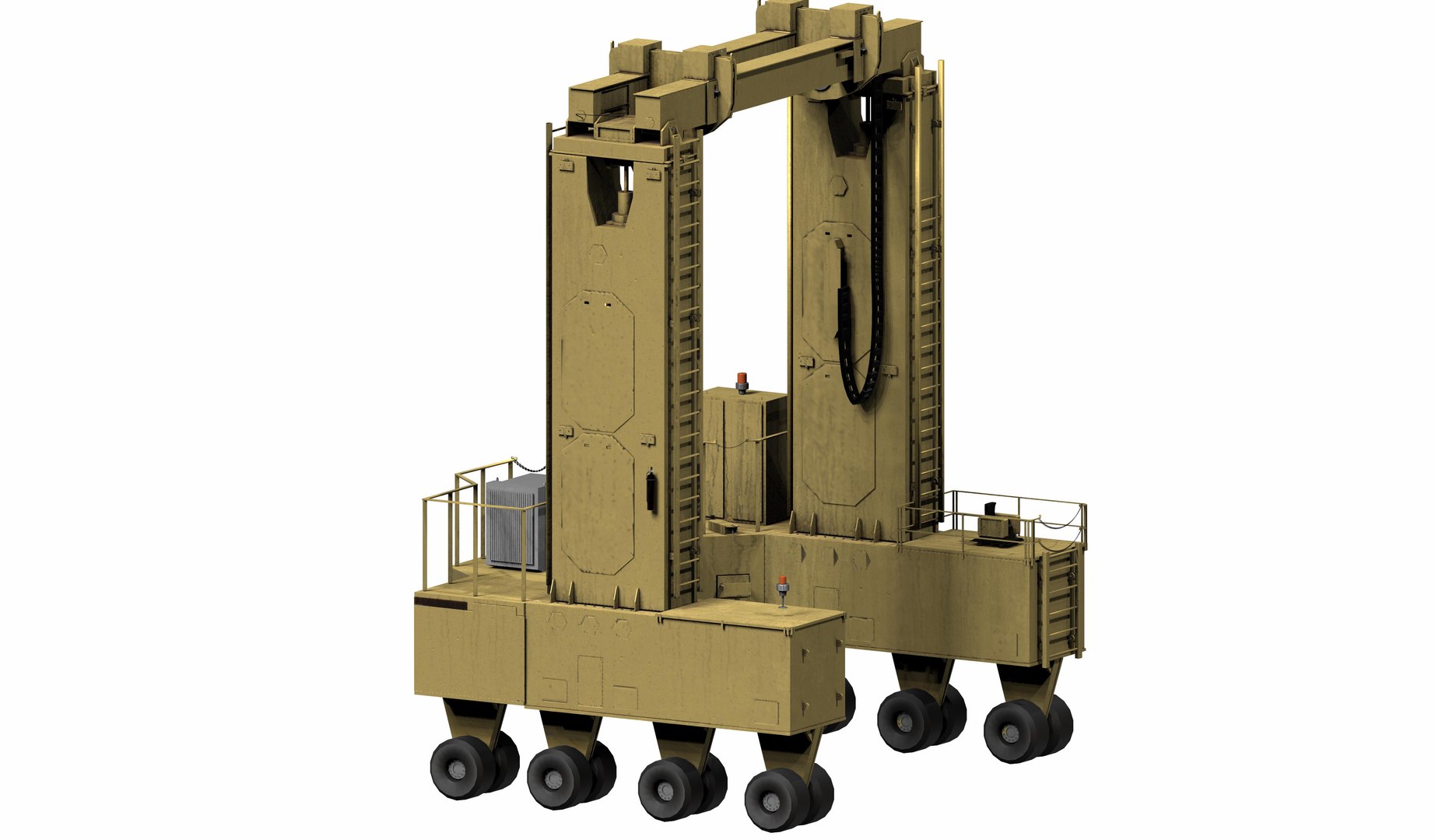 3D Model Chemical Cask Transporter - TurboSquid 2207567