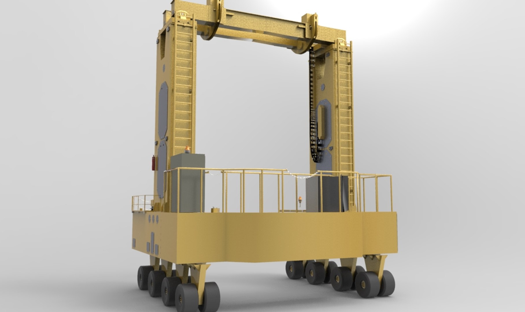 3D Model Chemical Cask Transporter - TurboSquid 2207567