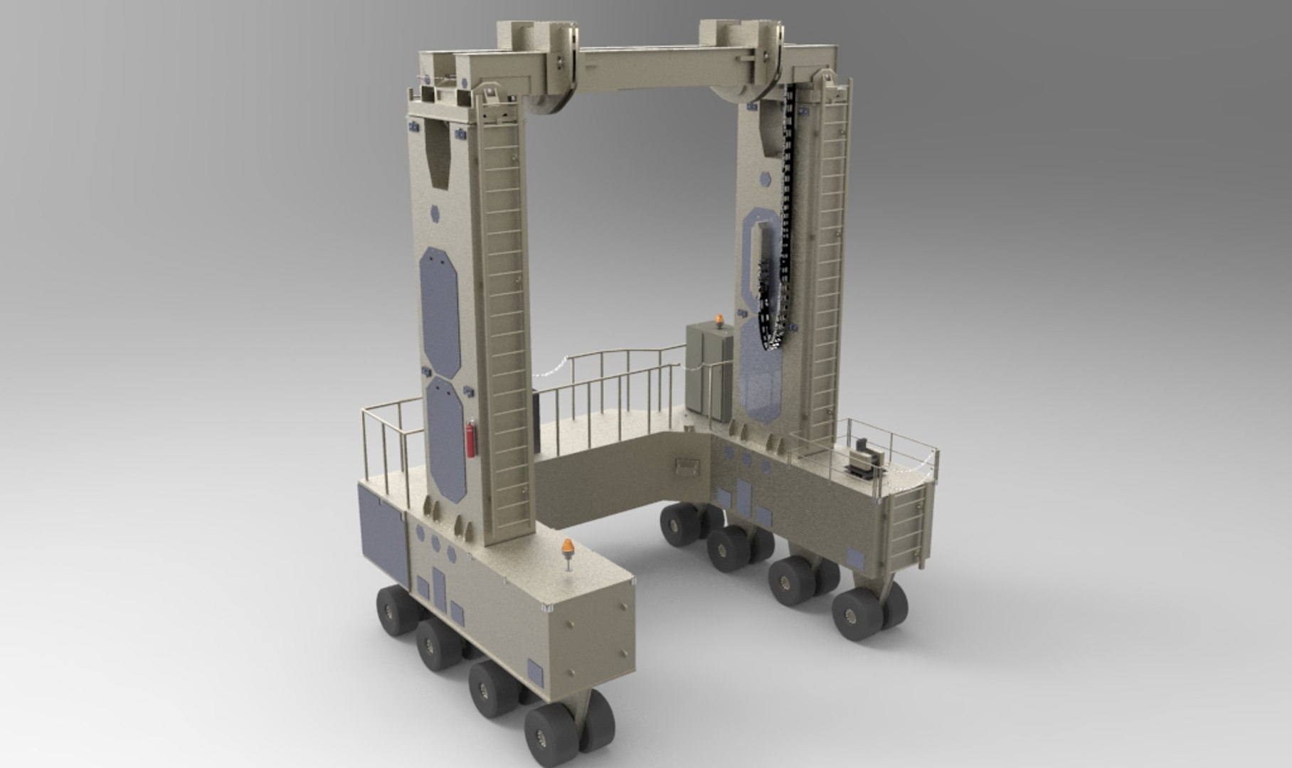 3D Model Chemical Cask Transporter - TurboSquid 2207567