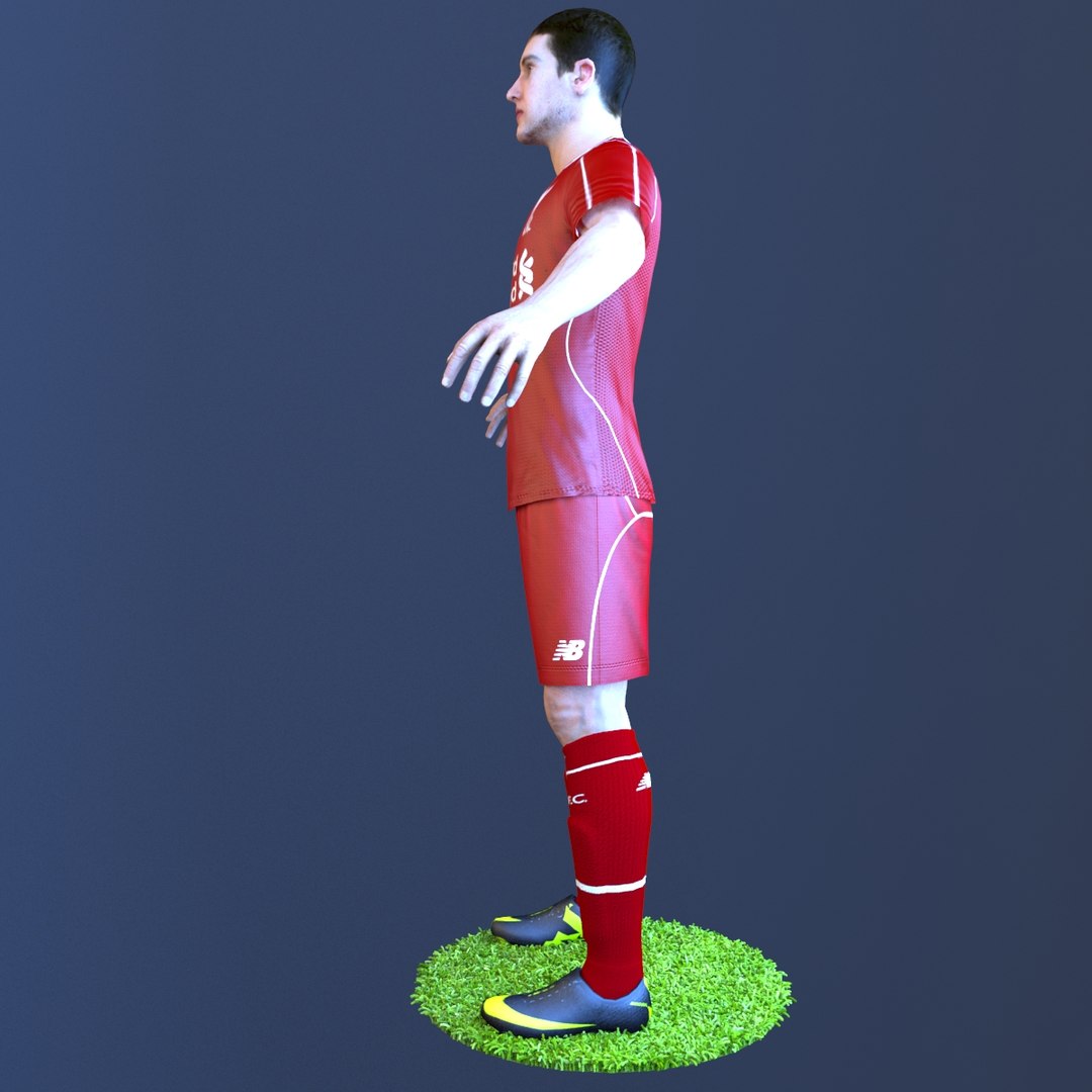 3D soccer player model - TurboSquid 1415179