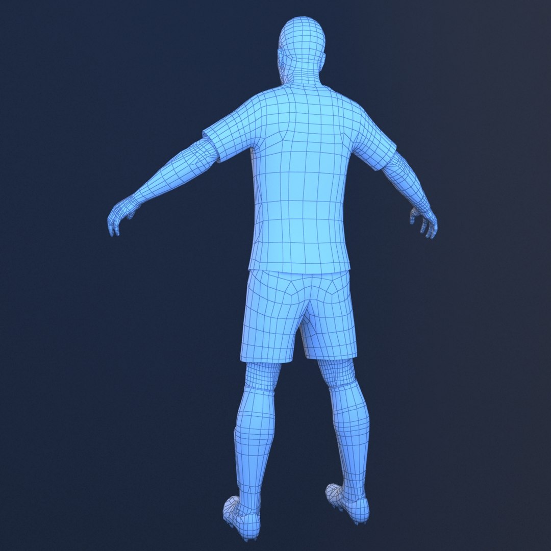 3D soccer player model - TurboSquid 1415179