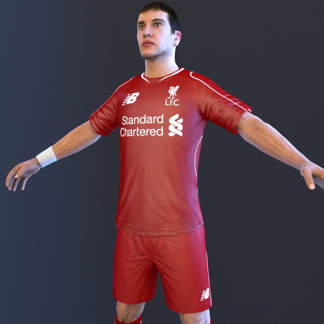 3D soccer player model - TurboSquid 1415179