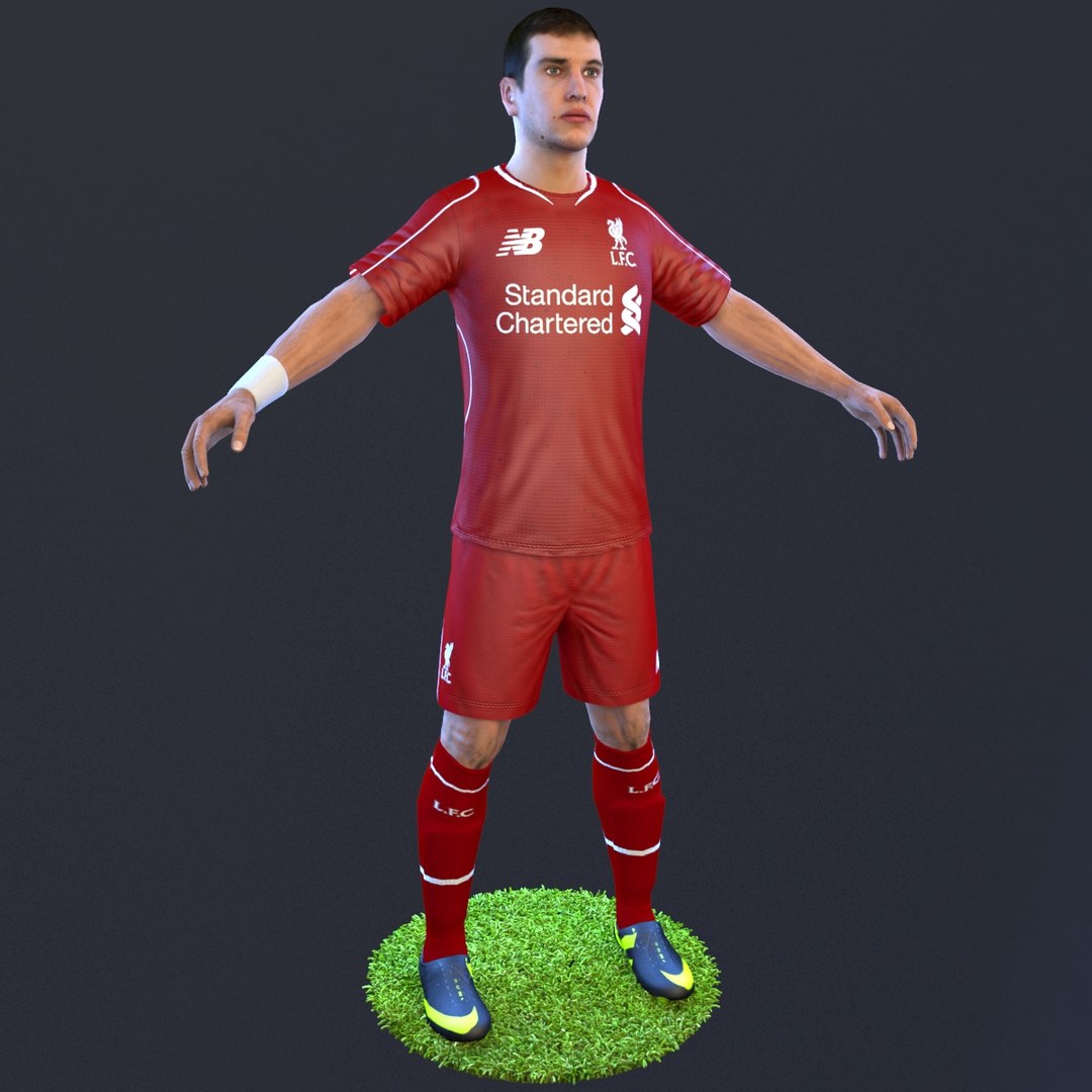 3D soccer player model - TurboSquid 1415179