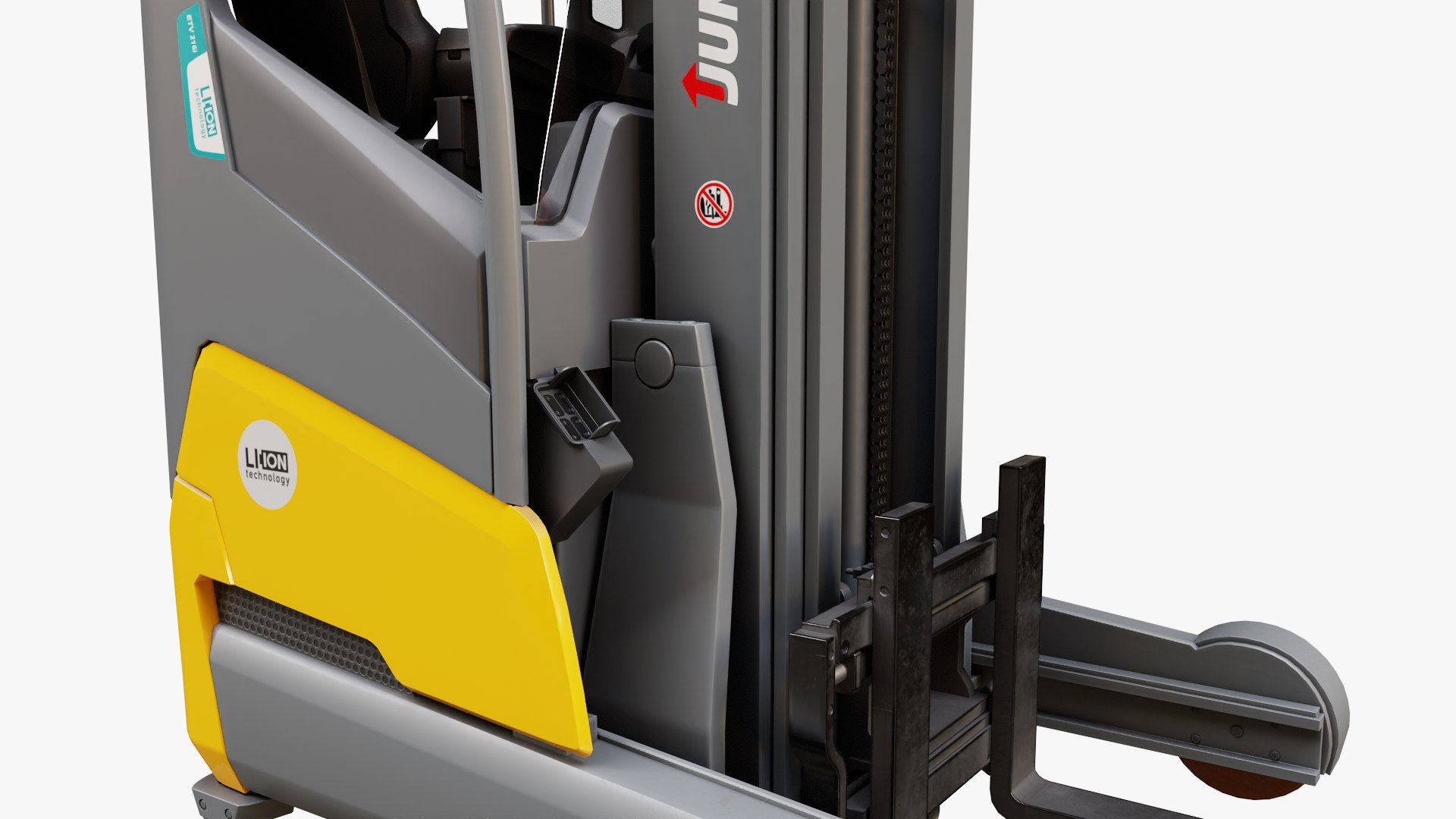Jungheinrich ETV 216i Reach Truck 3D Model - TurboSquid 1981270