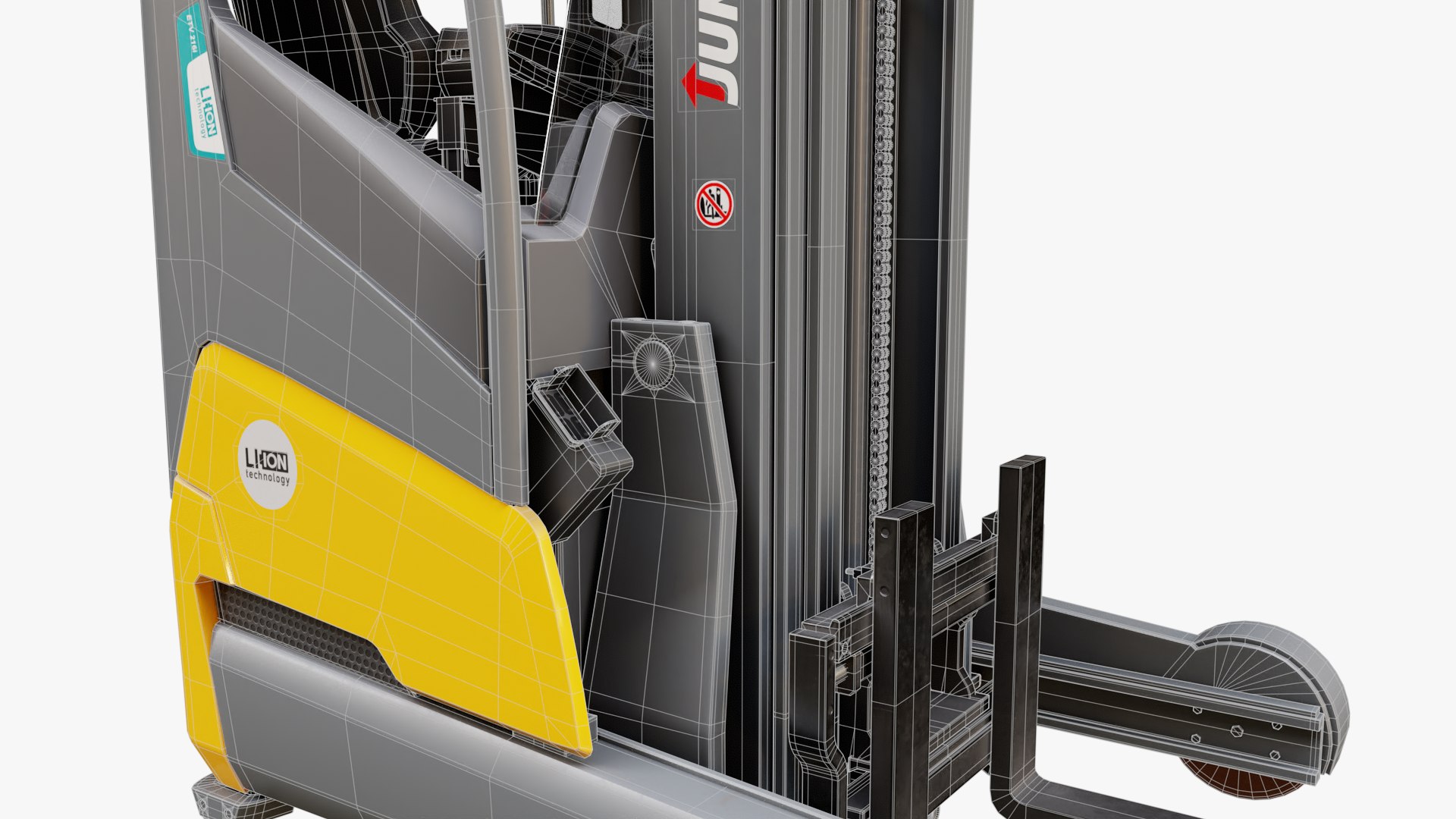 Jungheinrich ETV 216i Reach Truck 3D Model - TurboSquid 1981270