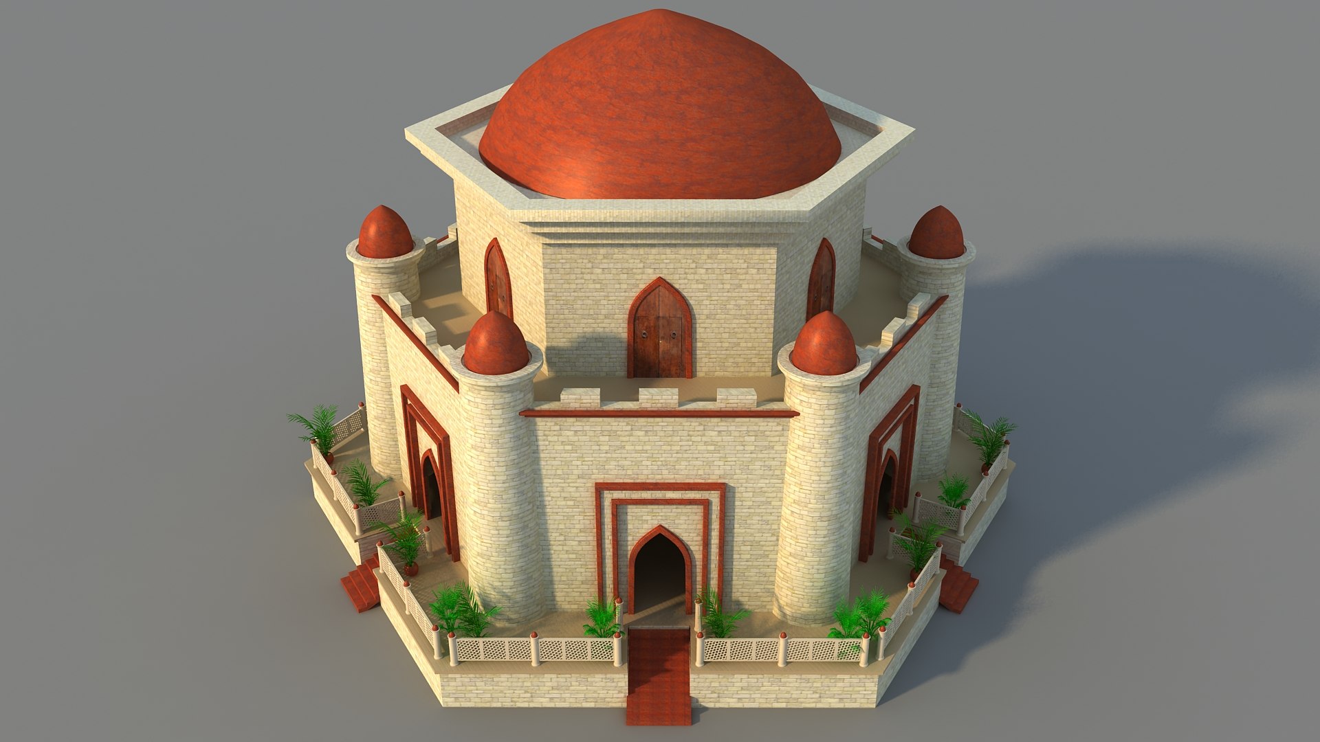 3D Arabic Palace - TurboSquid 1339026