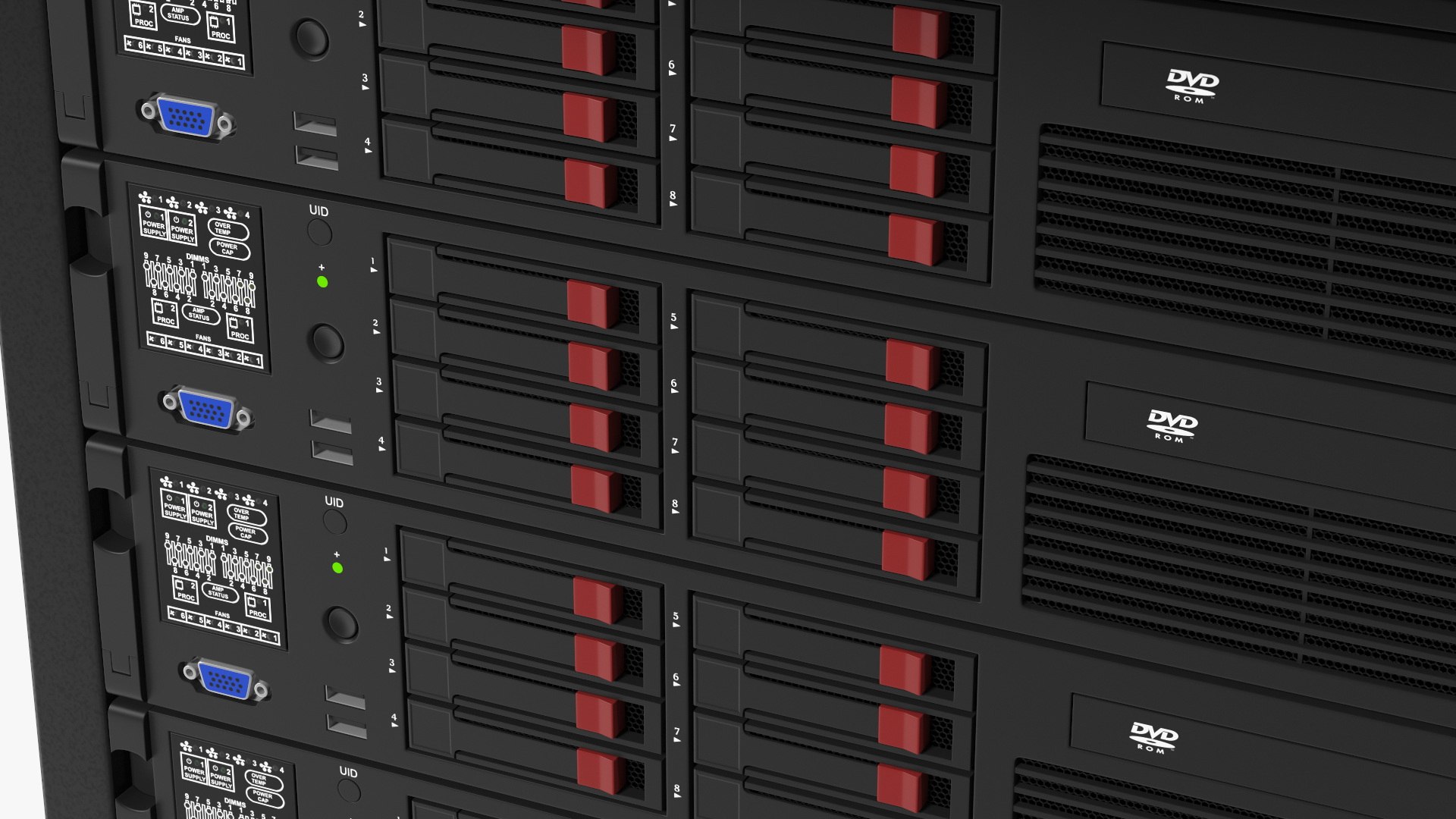 Server Rack Cabinet Model - TurboSquid 2261104