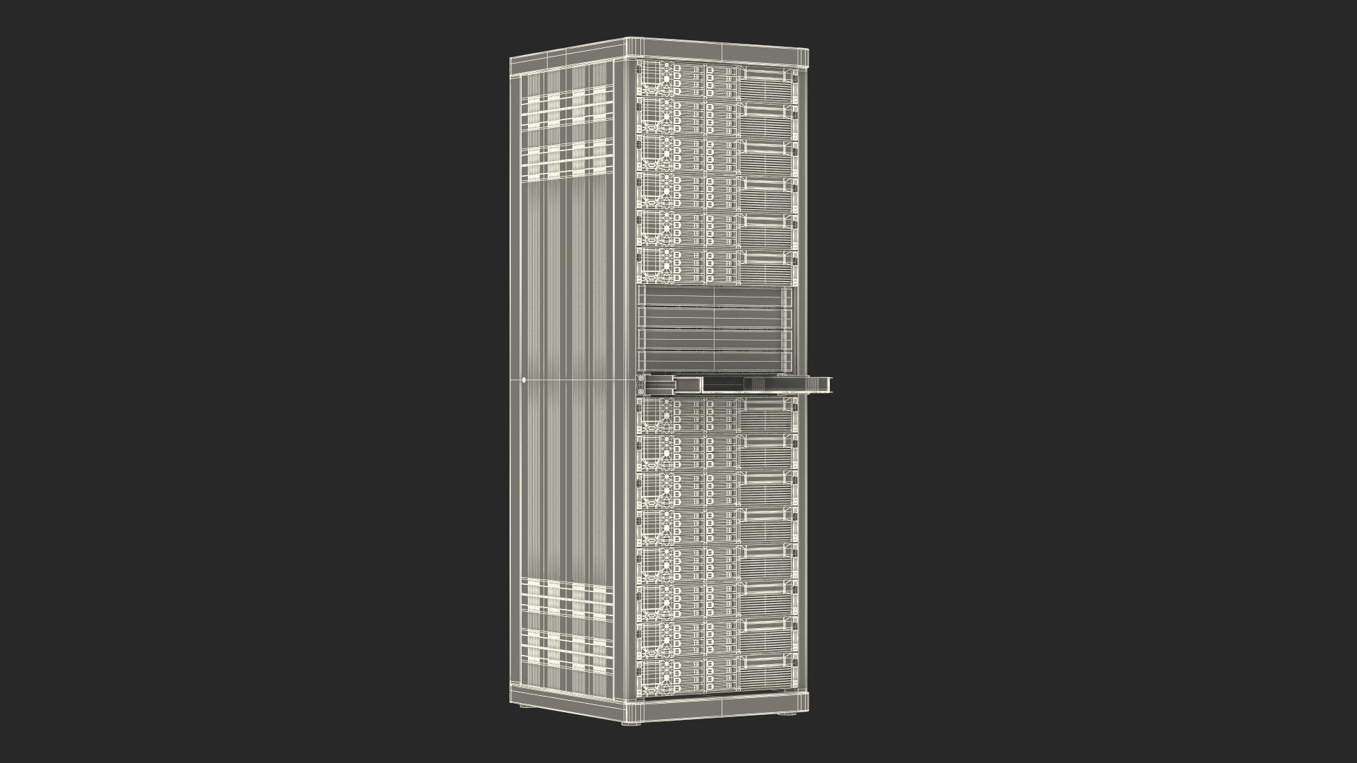 Server Rack Cabinet Model - TurboSquid 2261104