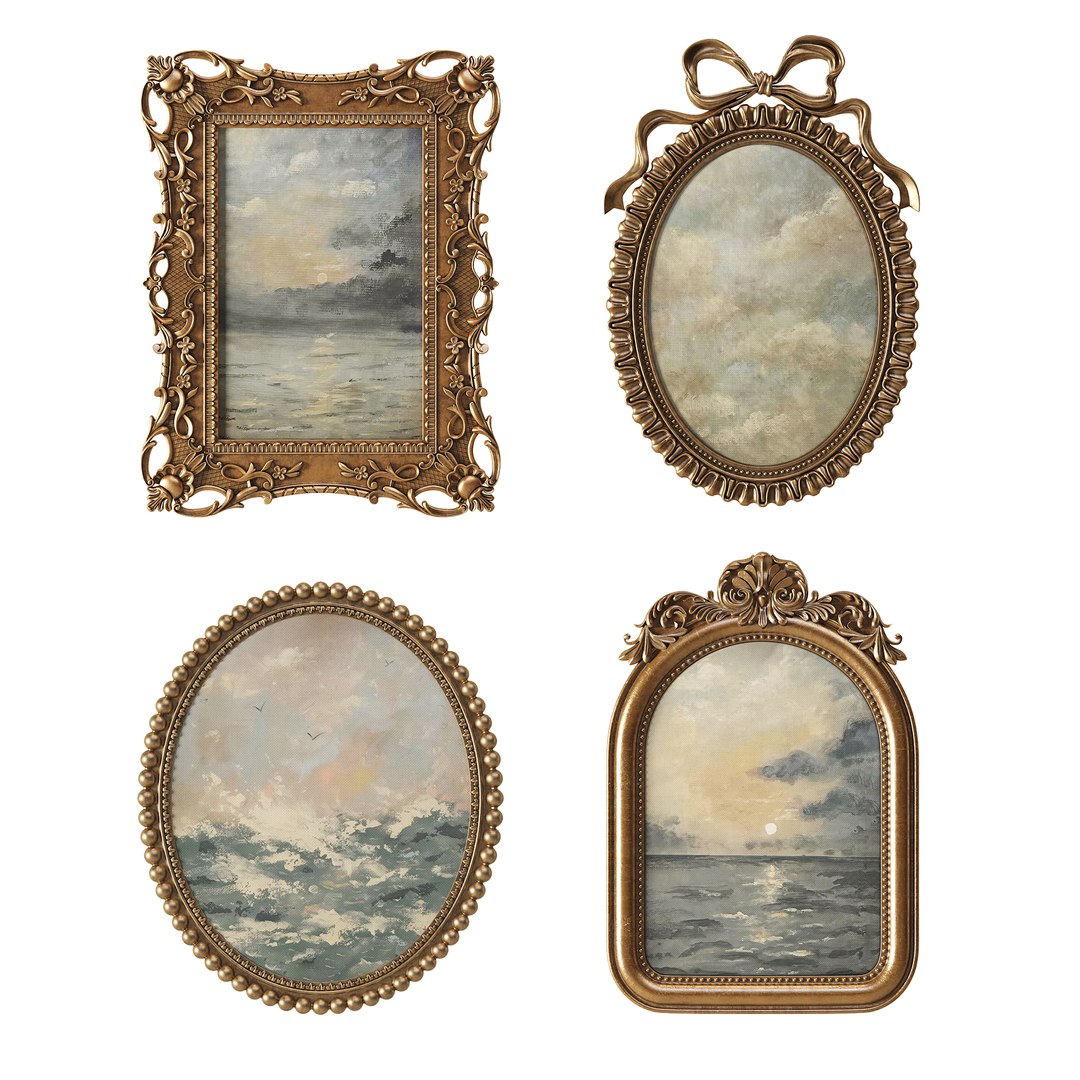 3D Model Classic Picture Frames Collection - TurboSquid 2509420