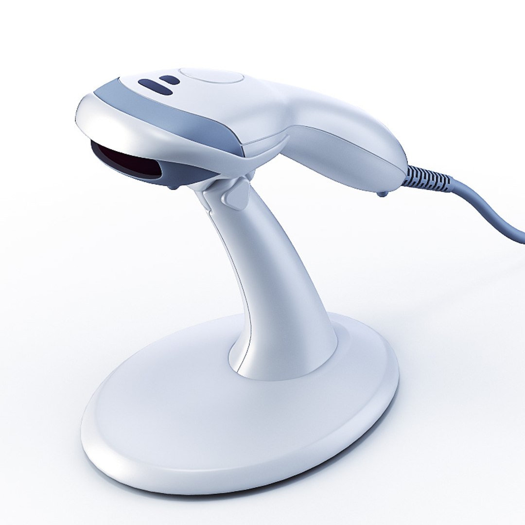 scanner bar code 3d model