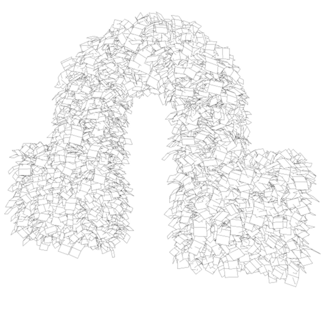 Copper Beech Hedge Arch 3d Model