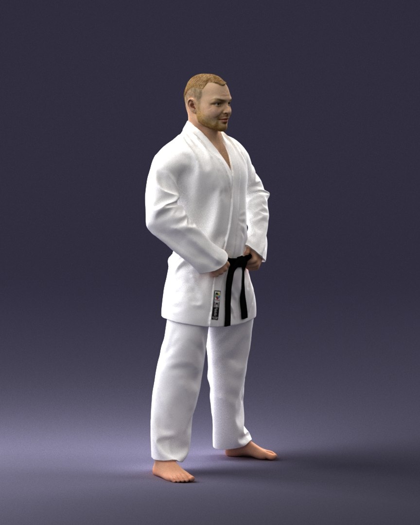 Karate Man 3D Model - TurboSquid 1475308