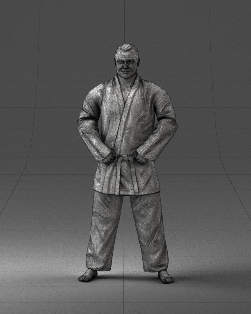 Karate Man 3D Model - TurboSquid 1475308