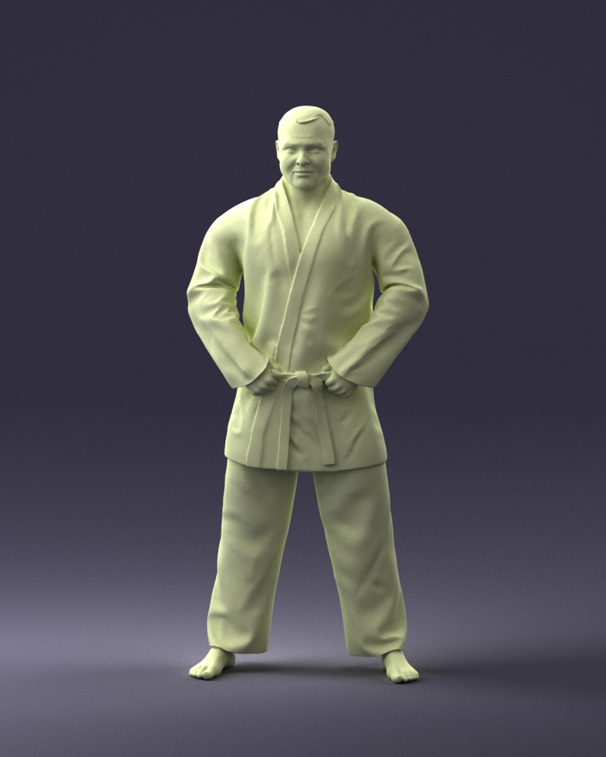 Karate Man 3D Model - TurboSquid 1475308