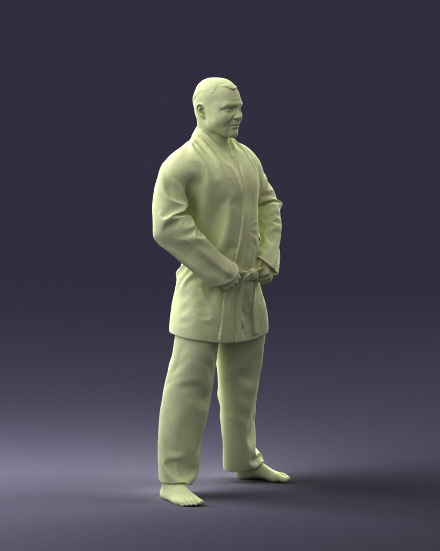 Karate Man 3D Model - TurboSquid 1475308