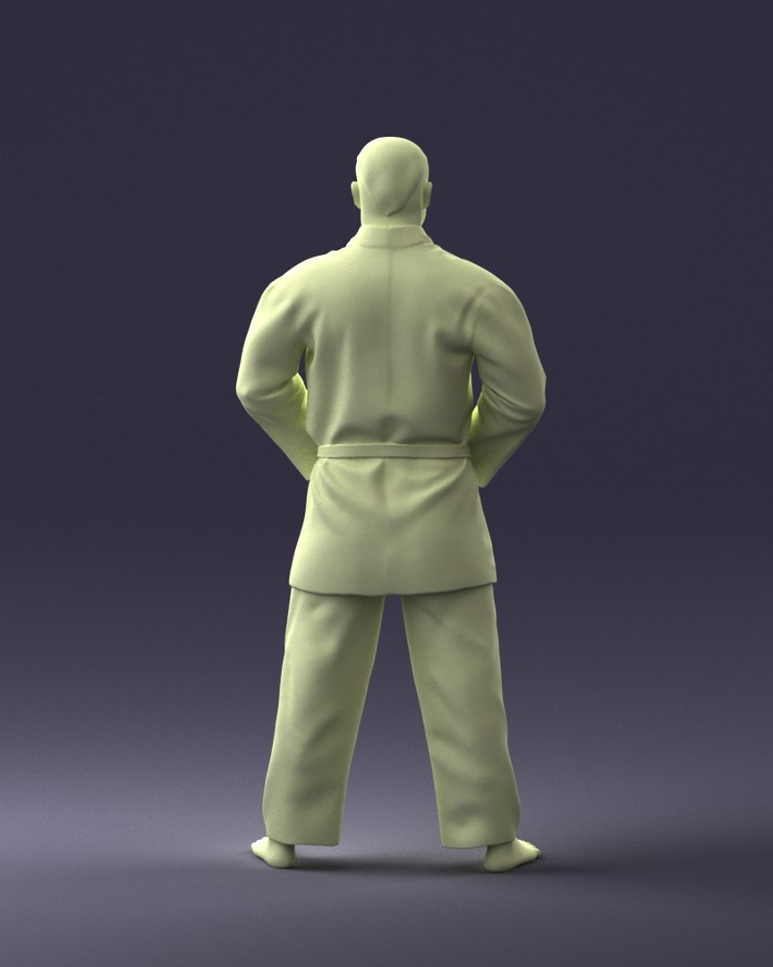 Karate Man 3D Model - TurboSquid 1475308