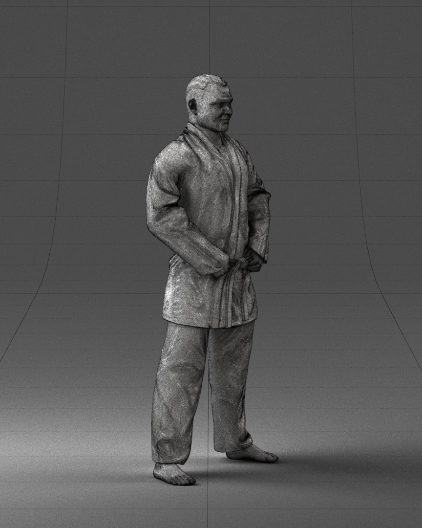 Karate Man 3D Model - TurboSquid 1475308