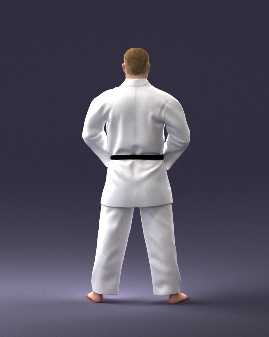 Karate Man 3D Model - TurboSquid 1475308
