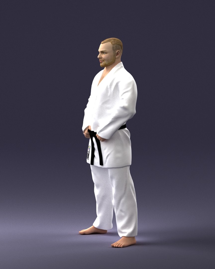 Karate Man 3D Model - TurboSquid 1475308