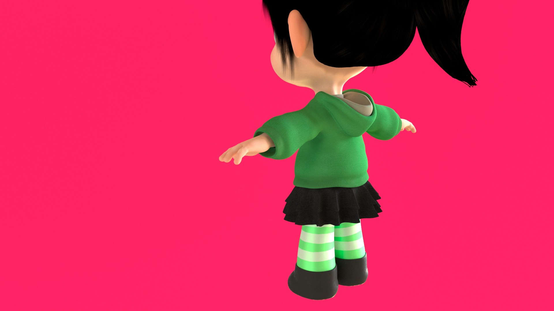Vanellope - Character From Wreck-It Ralph 3D - TurboSquid 2073902