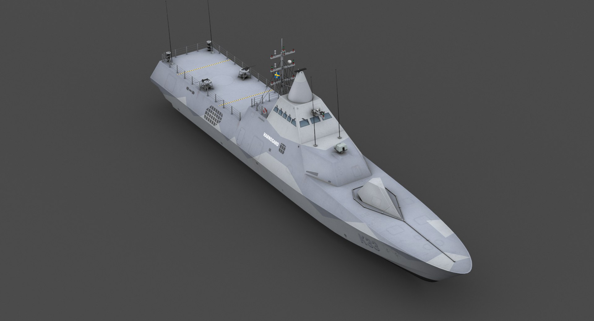 Visby Class Corvette 3D - TurboSquid 1151792