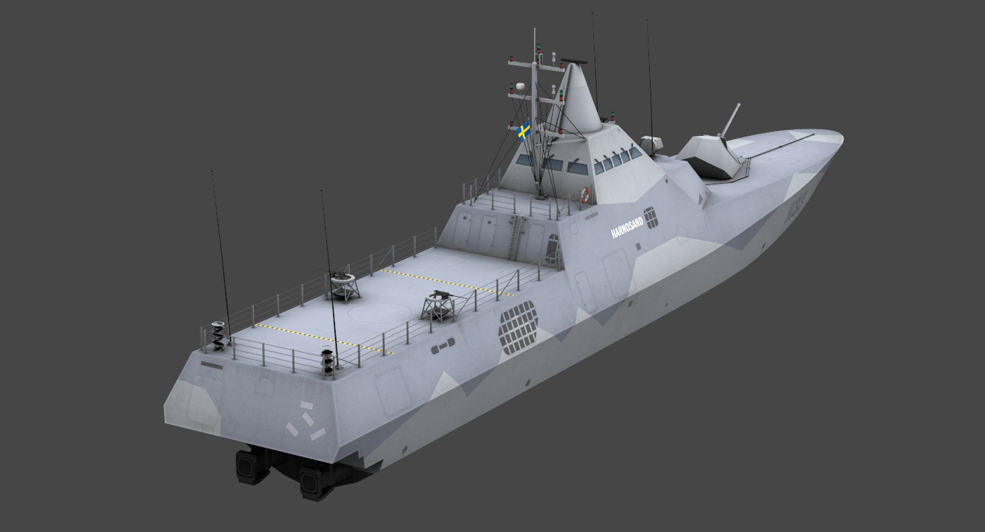 Visby Class Corvette 3D - TurboSquid 1151792