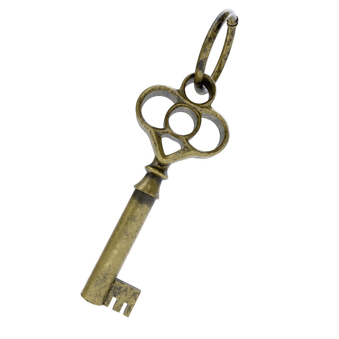 3D Model Key Brass Metal 3d Model - TurboSquid 1976295