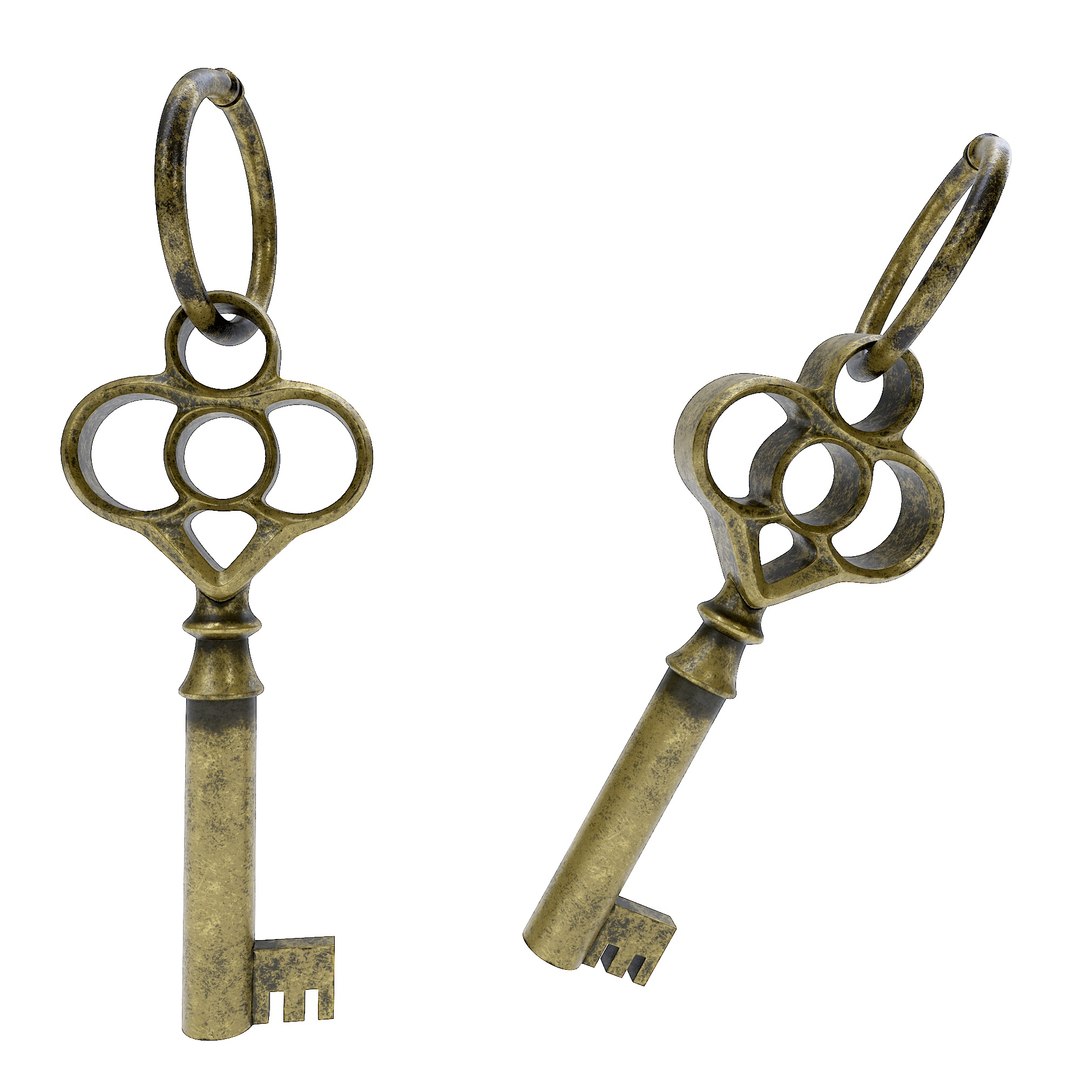 3D Model Key Brass Metal 3d Model - TurboSquid 1976295