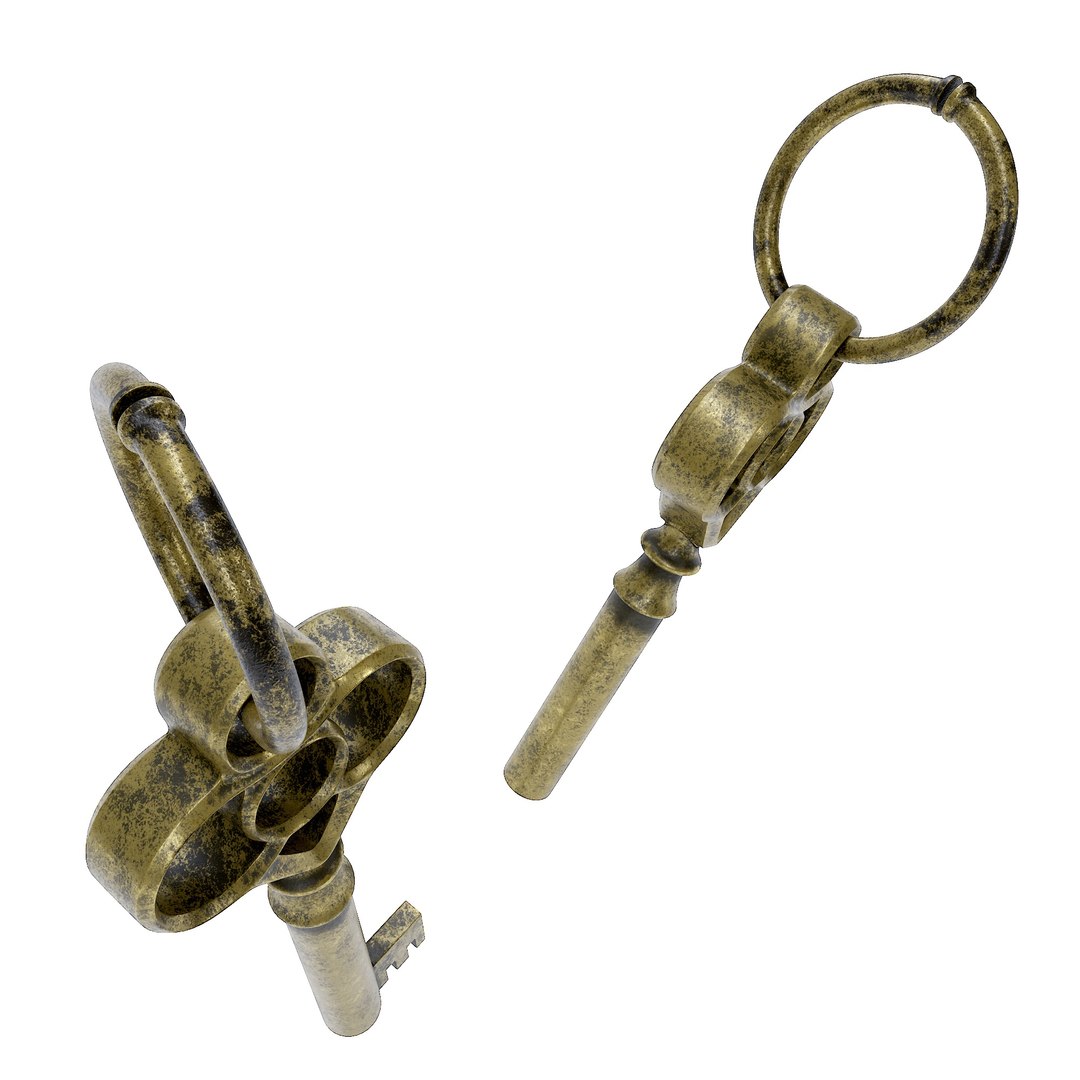 3D Model Key Brass Metal 3d Model - TurboSquid 1976295