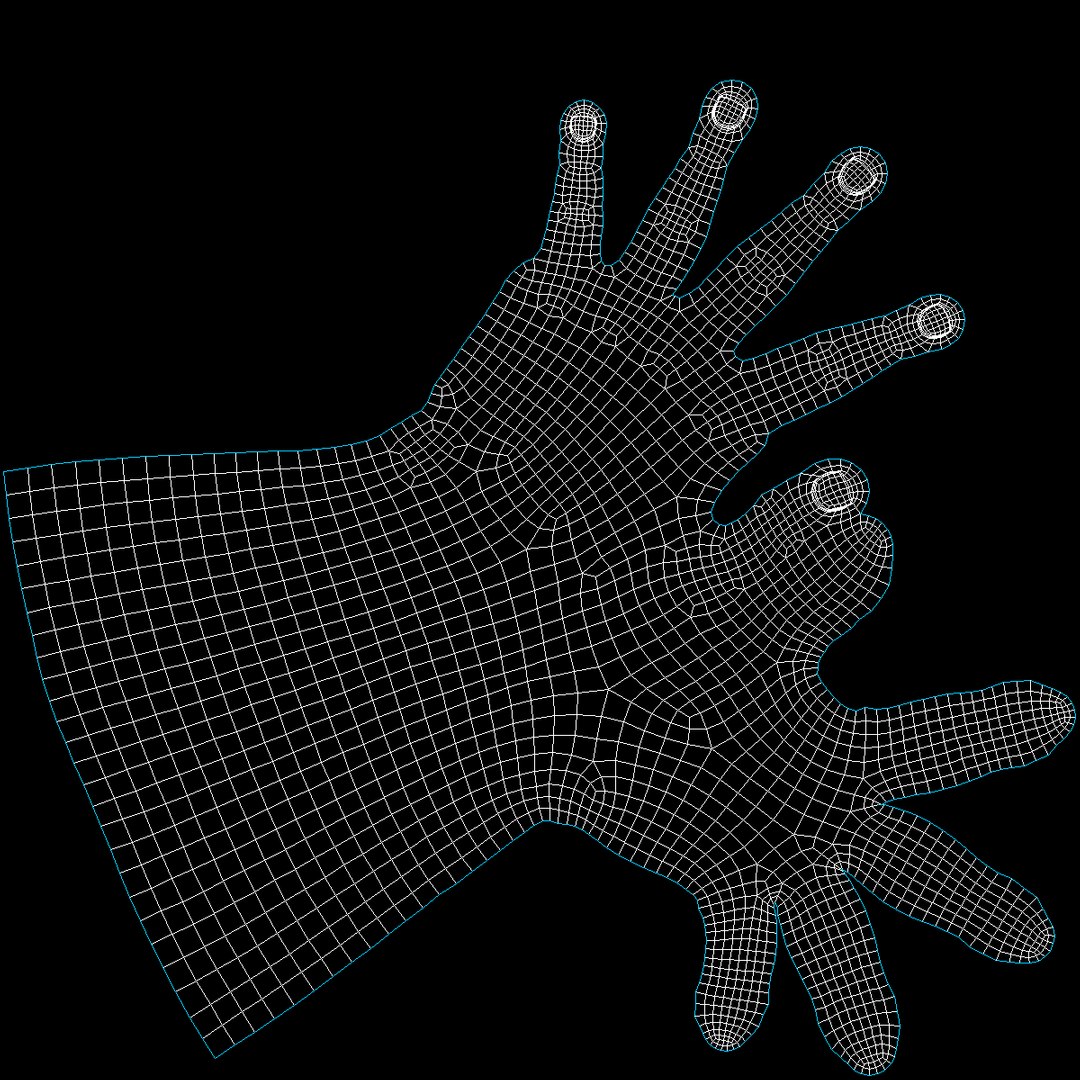 3D Female Hands Gesture 02 Base Mesh model - TurboSquid 2174468