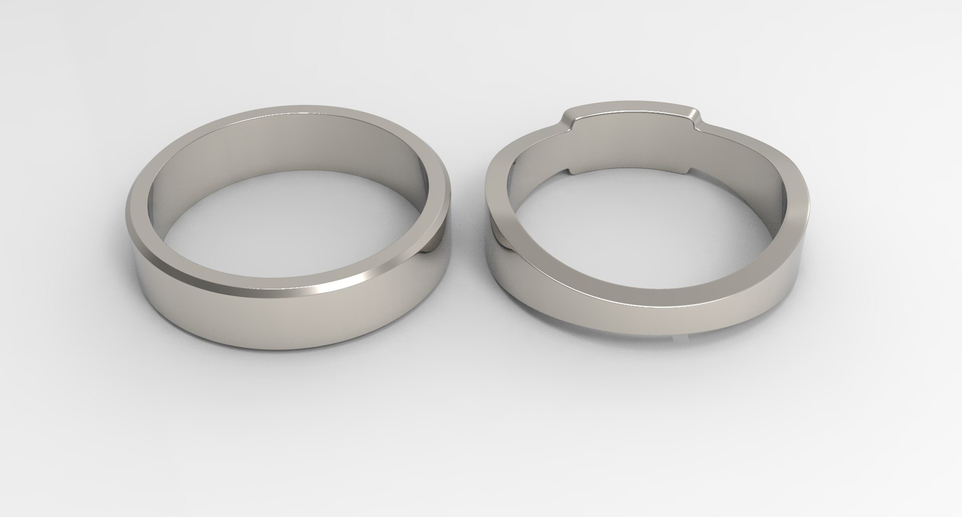 3D Jesus Couple Ring Platinum - TurboSquid 1892565