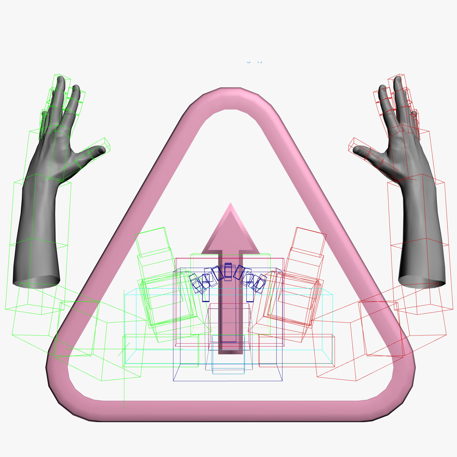 Ready hand - 3D - TurboSquid 1231440