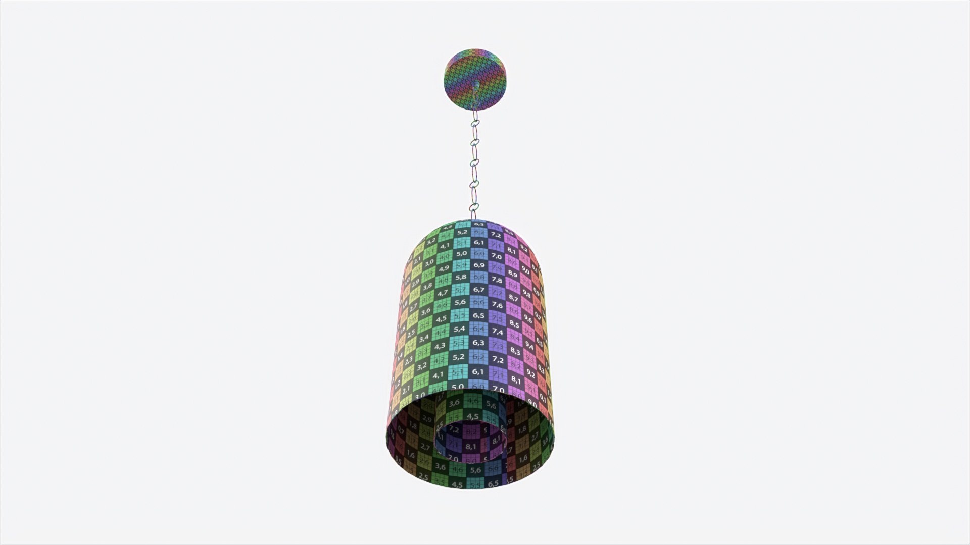 3D Bell Pendant Baker Murano - TurboSquid 2100999