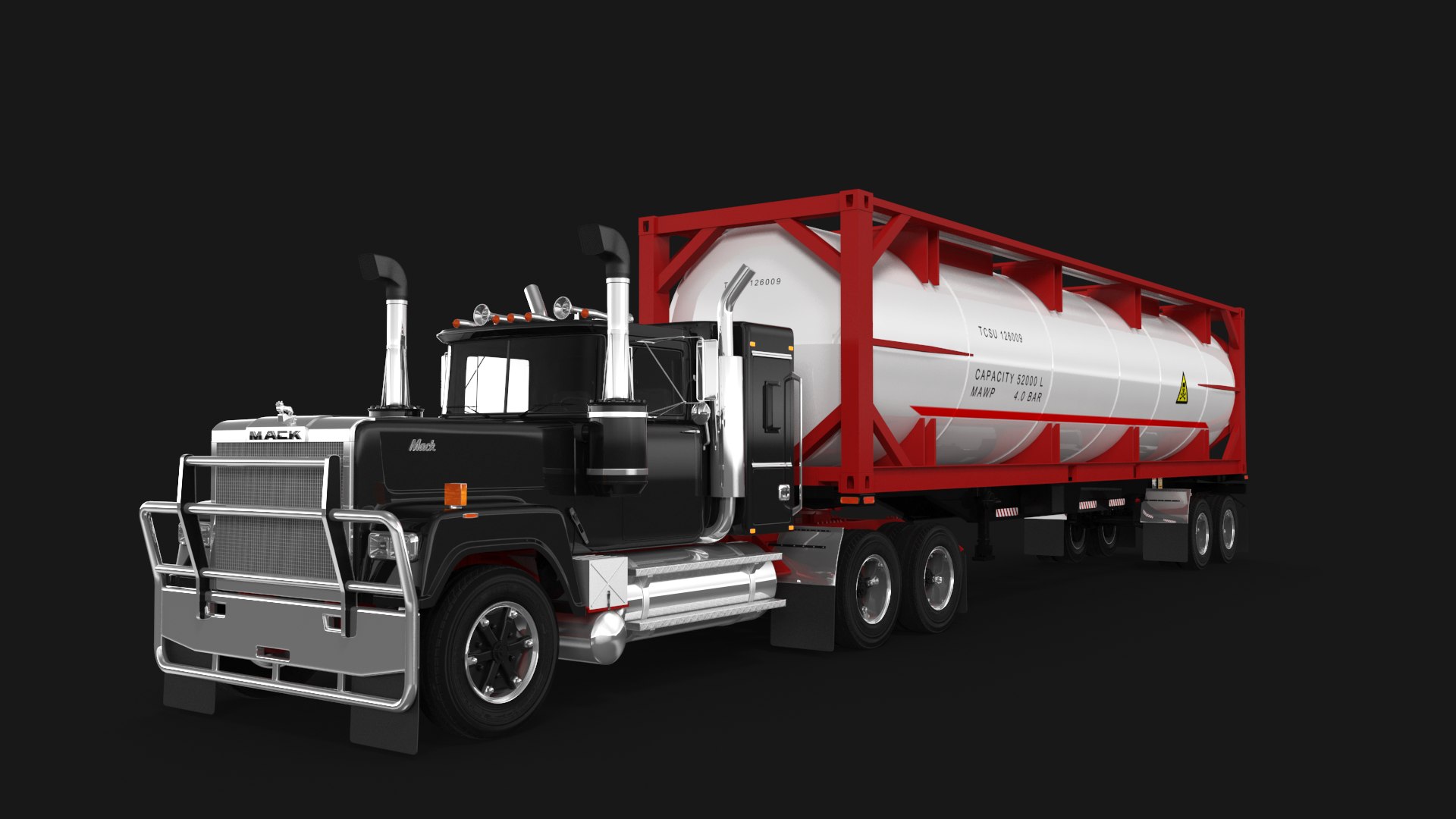 3D Mack Super-Liner ISO Tank Trailer - TurboSquid 1721975