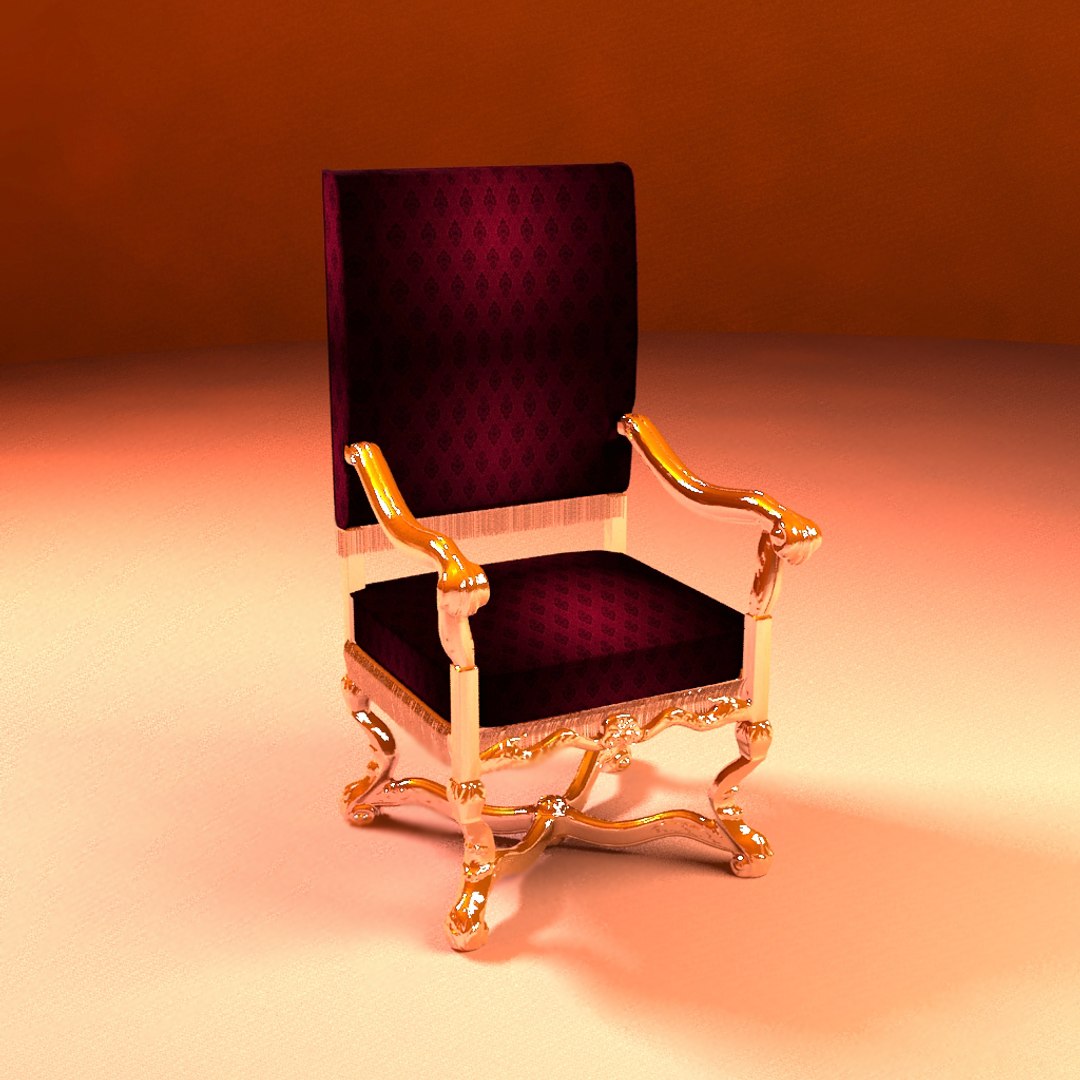 3d Throne Model