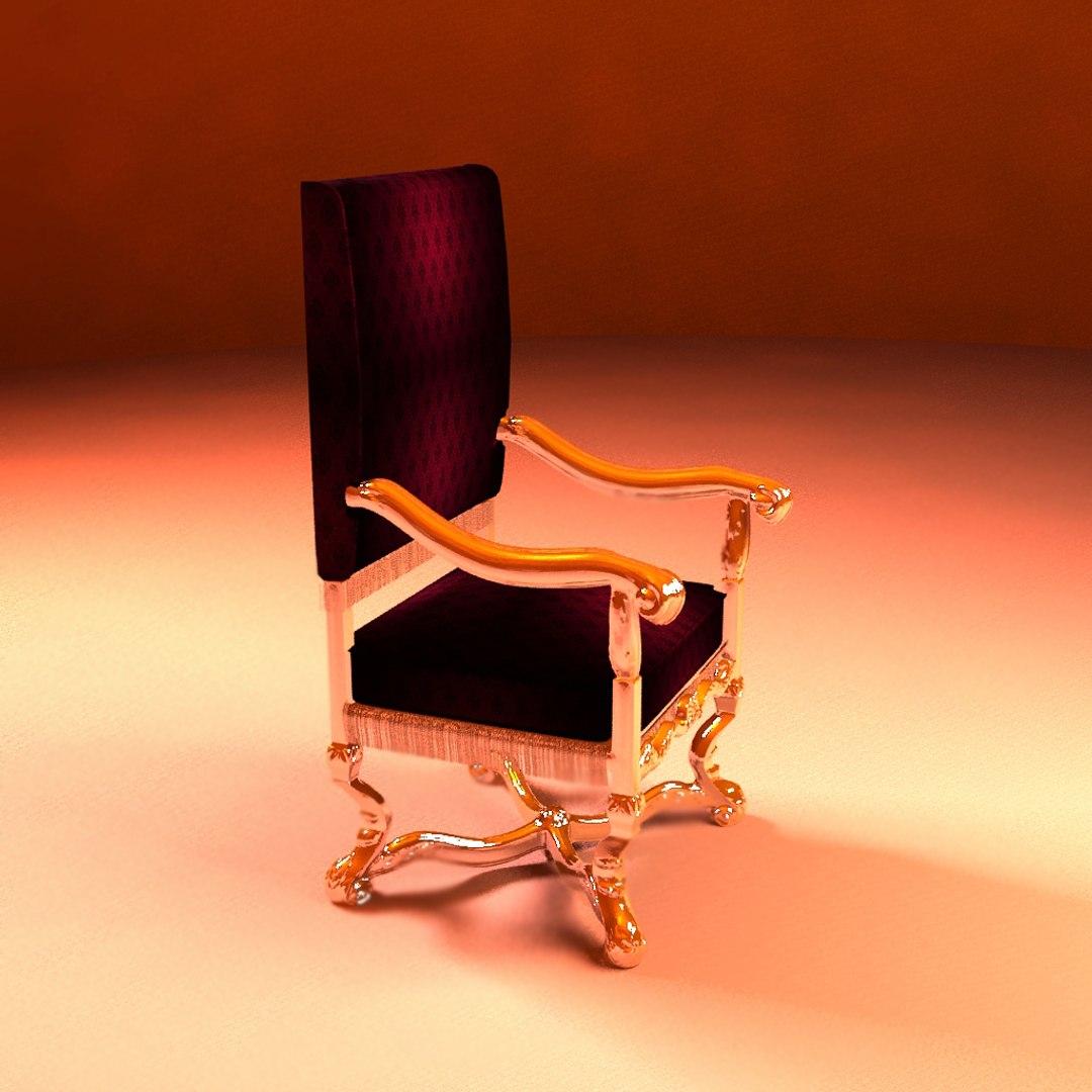 3d Throne Model