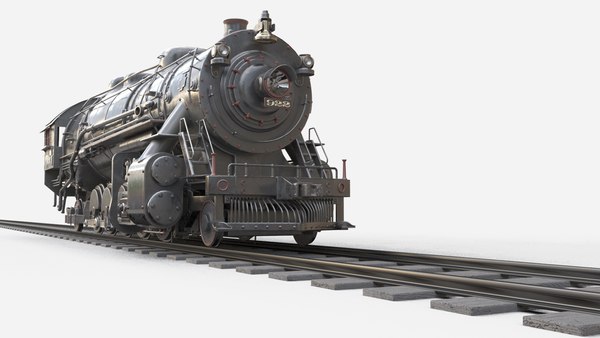 Steam Locomotive 3D - TurboSquid 1948436