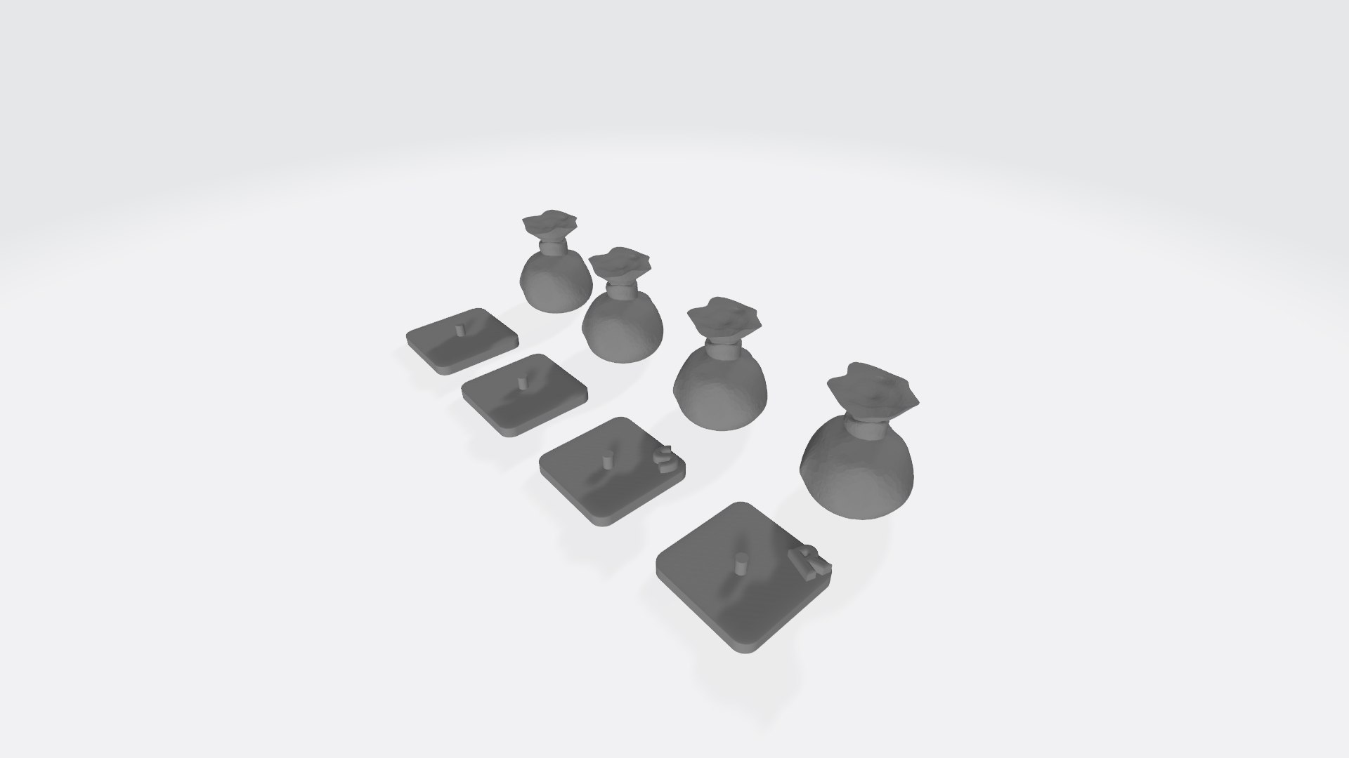 3D Root Board Game Items - TurboSquid 2186350