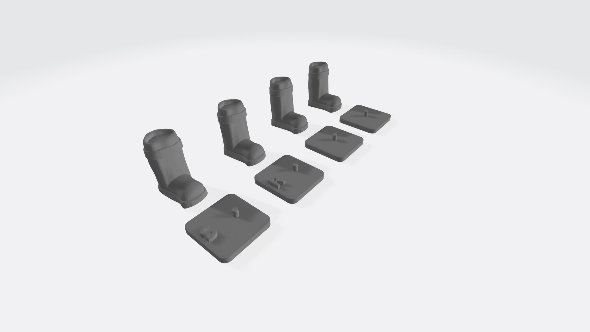 3D Root Board Game Items - TurboSquid 2186350