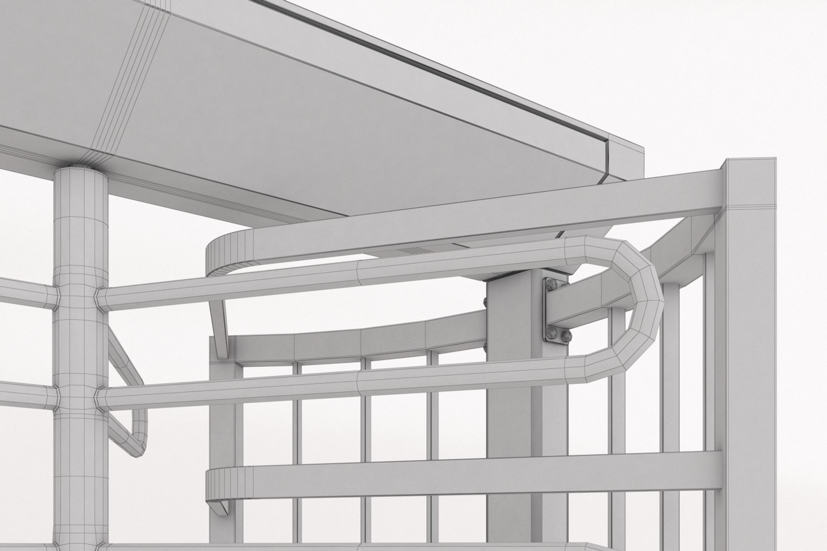 3D Security Gate Model - TurboSquid 1413859