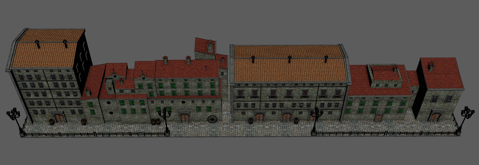 Historic House 3D Model - TurboSquid 1307880